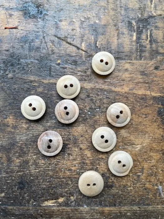 Olive Wood Buttons Raised Top and 2 holes – Cross & Woods | Crafting ...